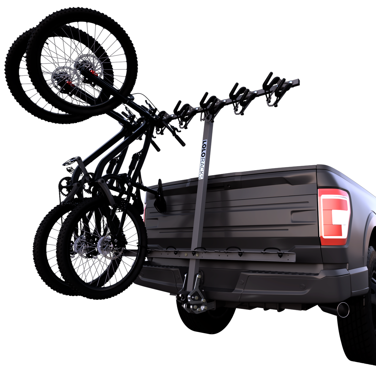 Lolo Racks 6 Bike Rack with Foot Activated Tilt