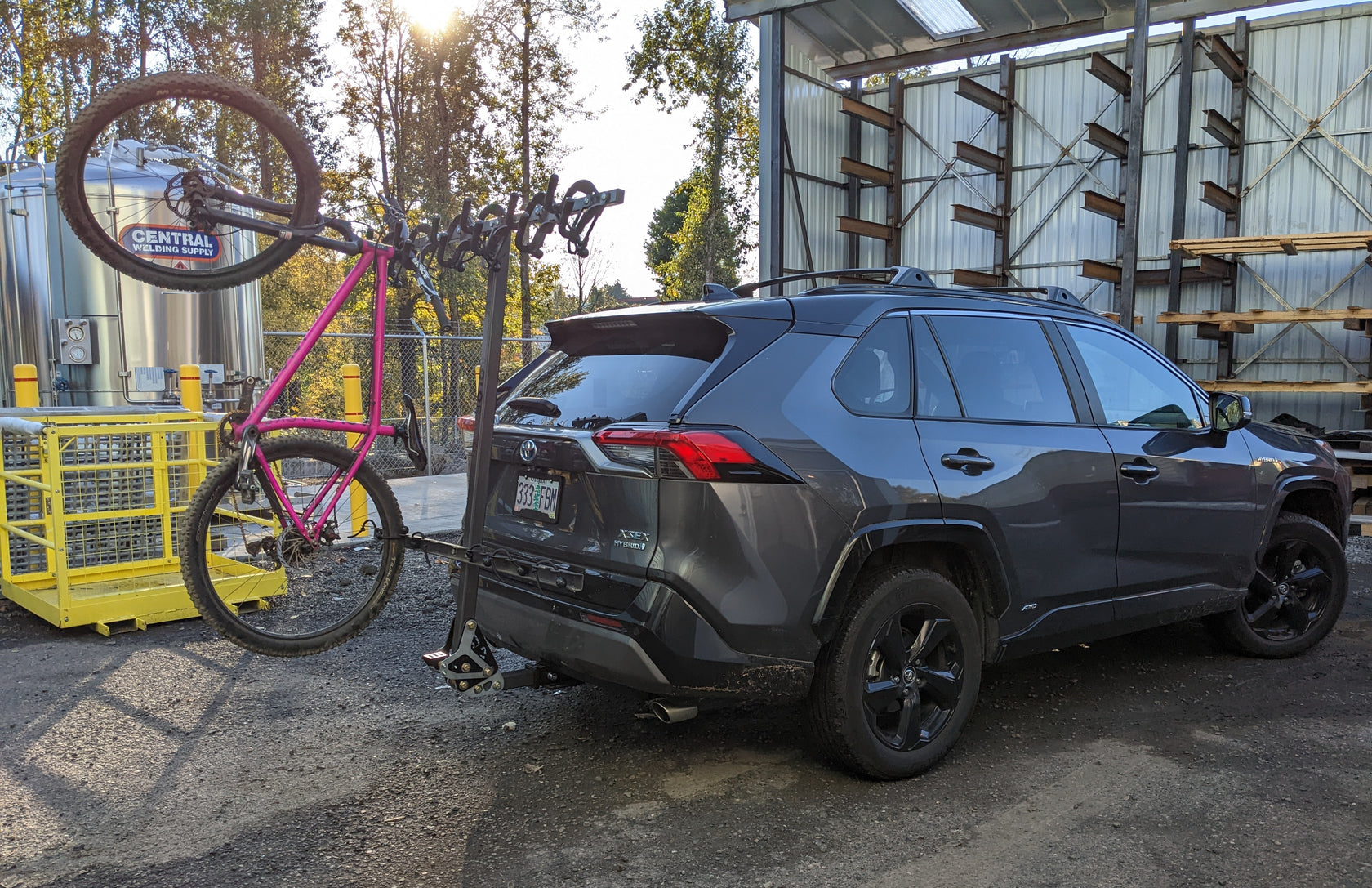 Lolo Racks 6 Bike Rack with Foot Activated Tilt